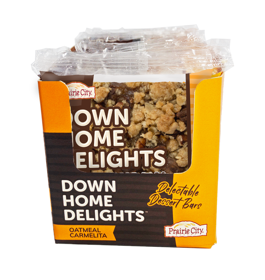 Down Home Delights Dessert Bars Oatmeal Caramelita | Prairie City Bakery