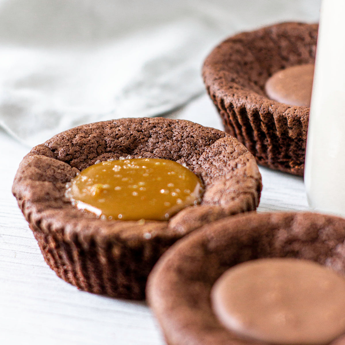 Ooey Gooey Lava Cake Salted Caramel | Prairie City Bakery