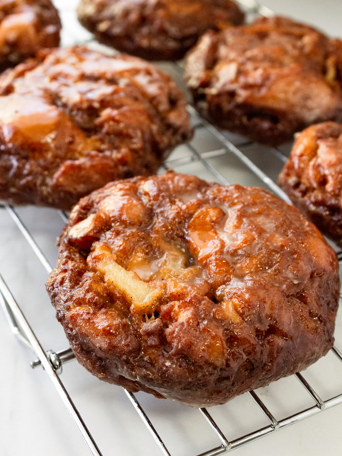 Glazed Apple Fritter | Prairie City Bakery