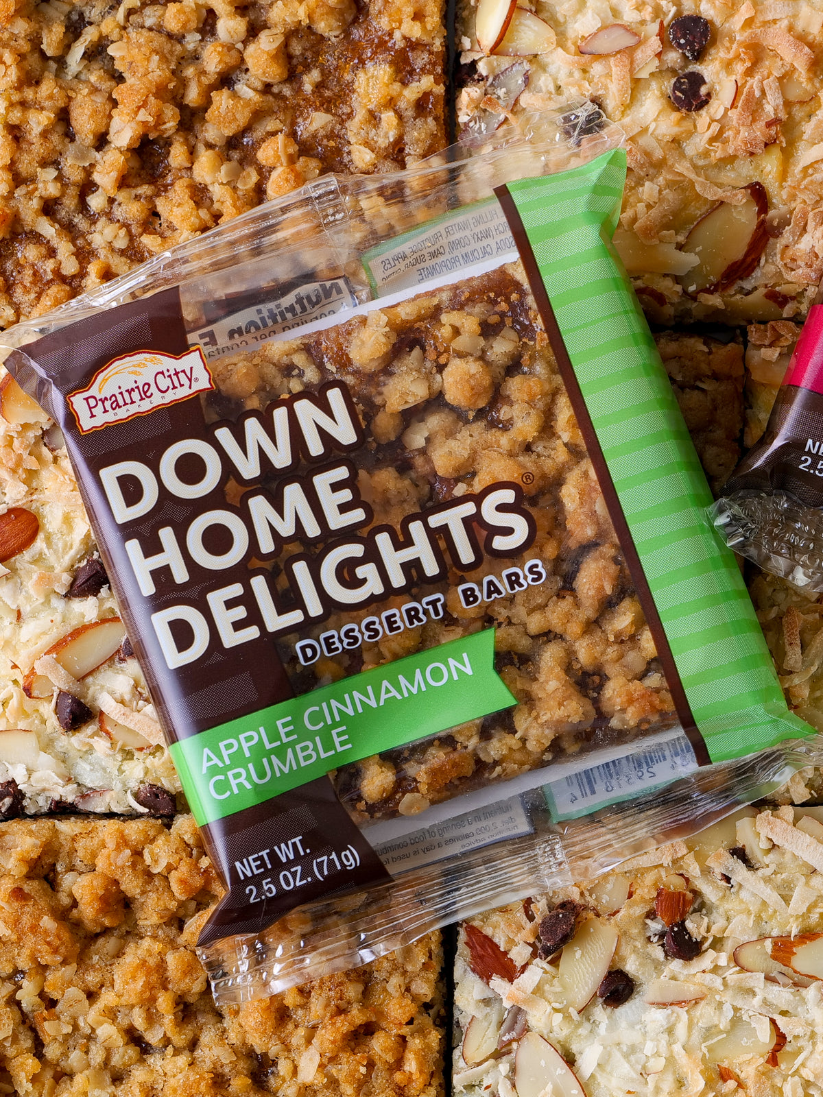 Down Home Delights Dessert Bars Apple Cinnamon Crumble | Prairie City Bakery