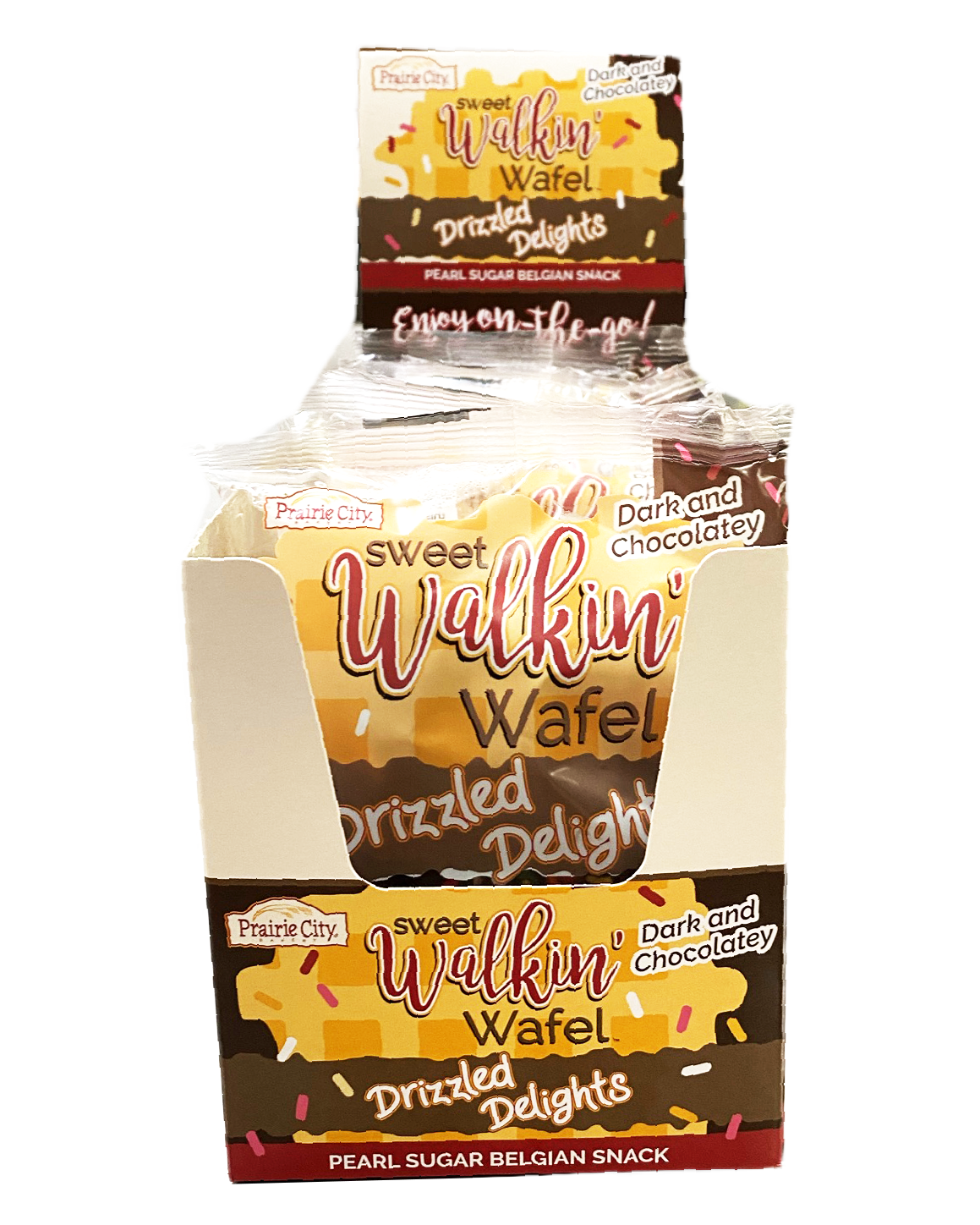 Sweet Walkin’ Wafel Drizzled Delight Dark and Chocolatey | Prairie City ...
