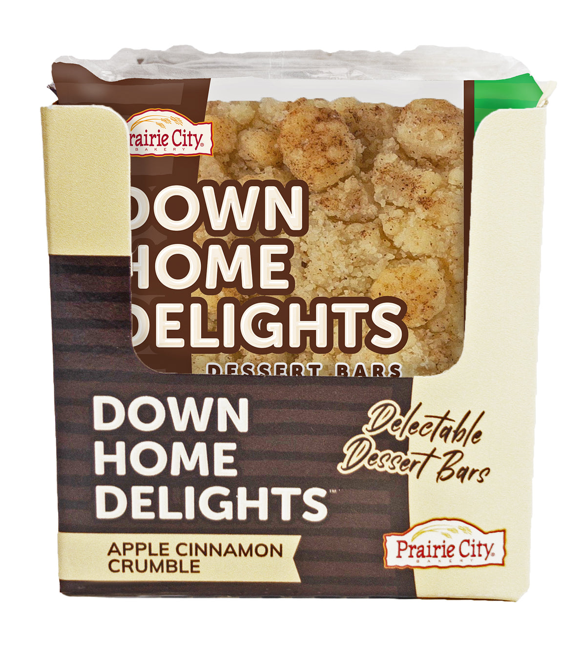 Down Home Delights Dessert Bars Apple Cinnamon Crumble | Prairie City Bakery