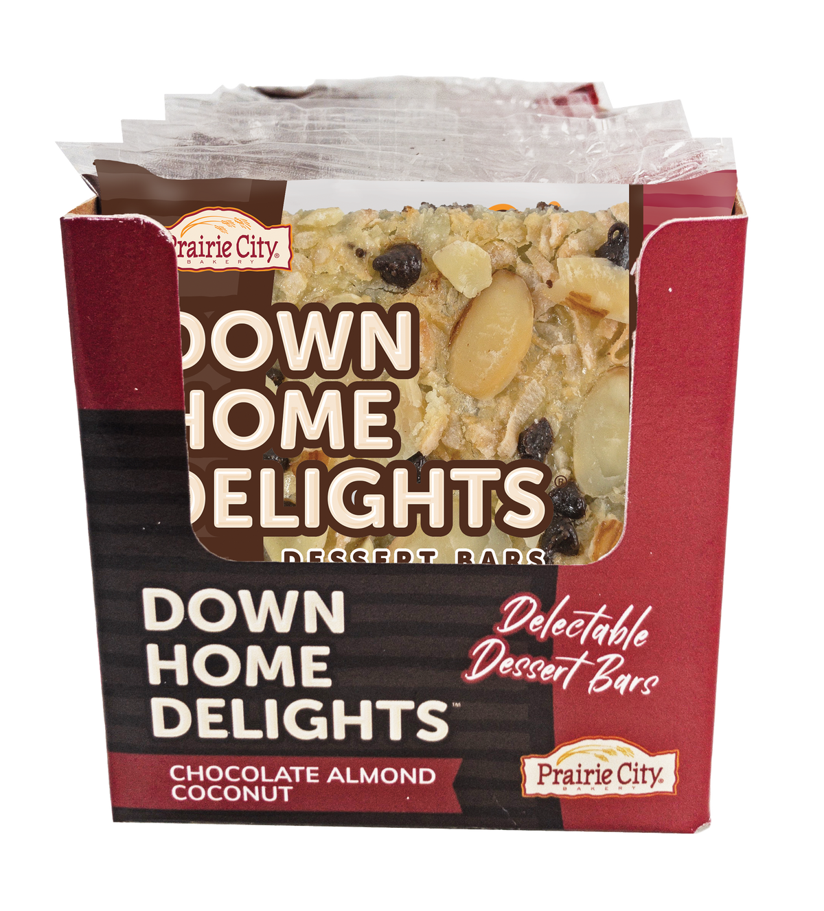 Down Home Delights Dessert Bars Chocolate Almond Coconut | Prairie City Bakery